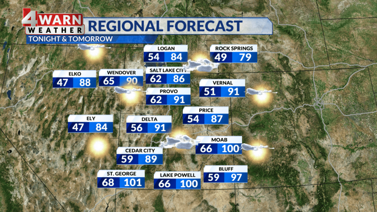 Utah weather: Fire weather watches and warnings issued for Thursday as ...