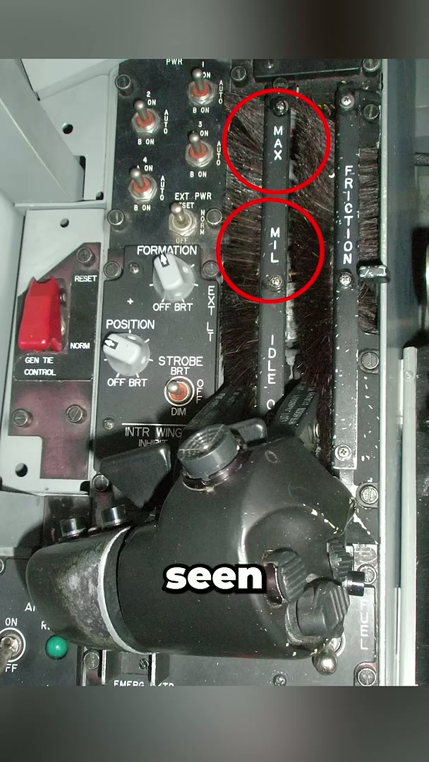 What is military power on a fighter jet?