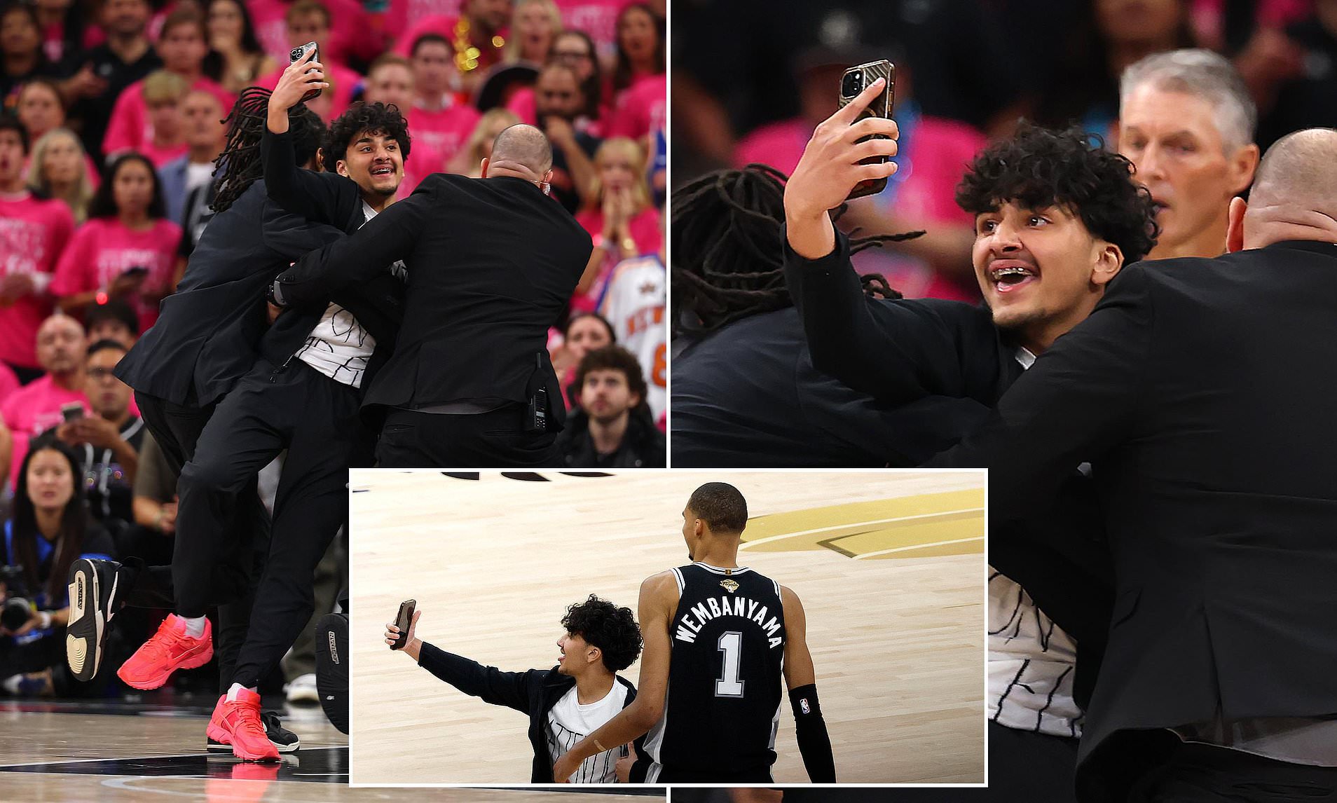 NBA Finals thriller interrupted as rude fan storms the court to take a ...
