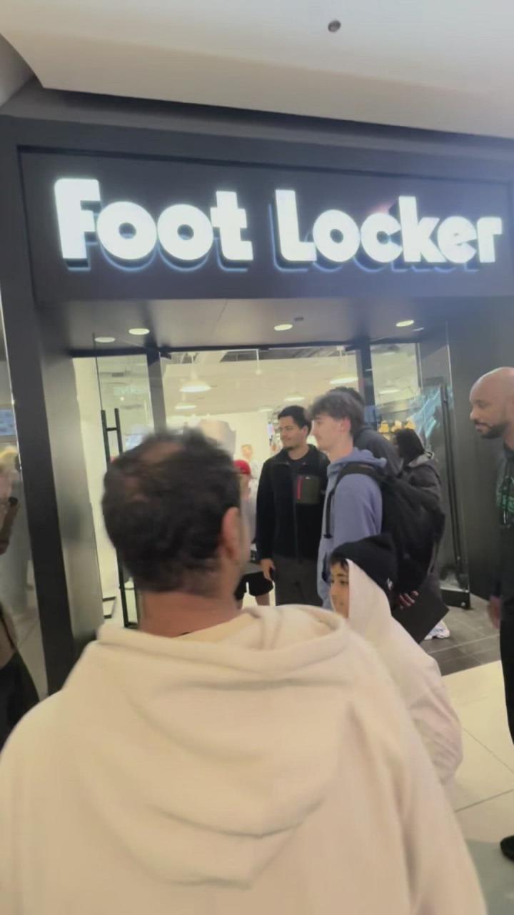 Jayson Tatum meets fans at Foot Locker