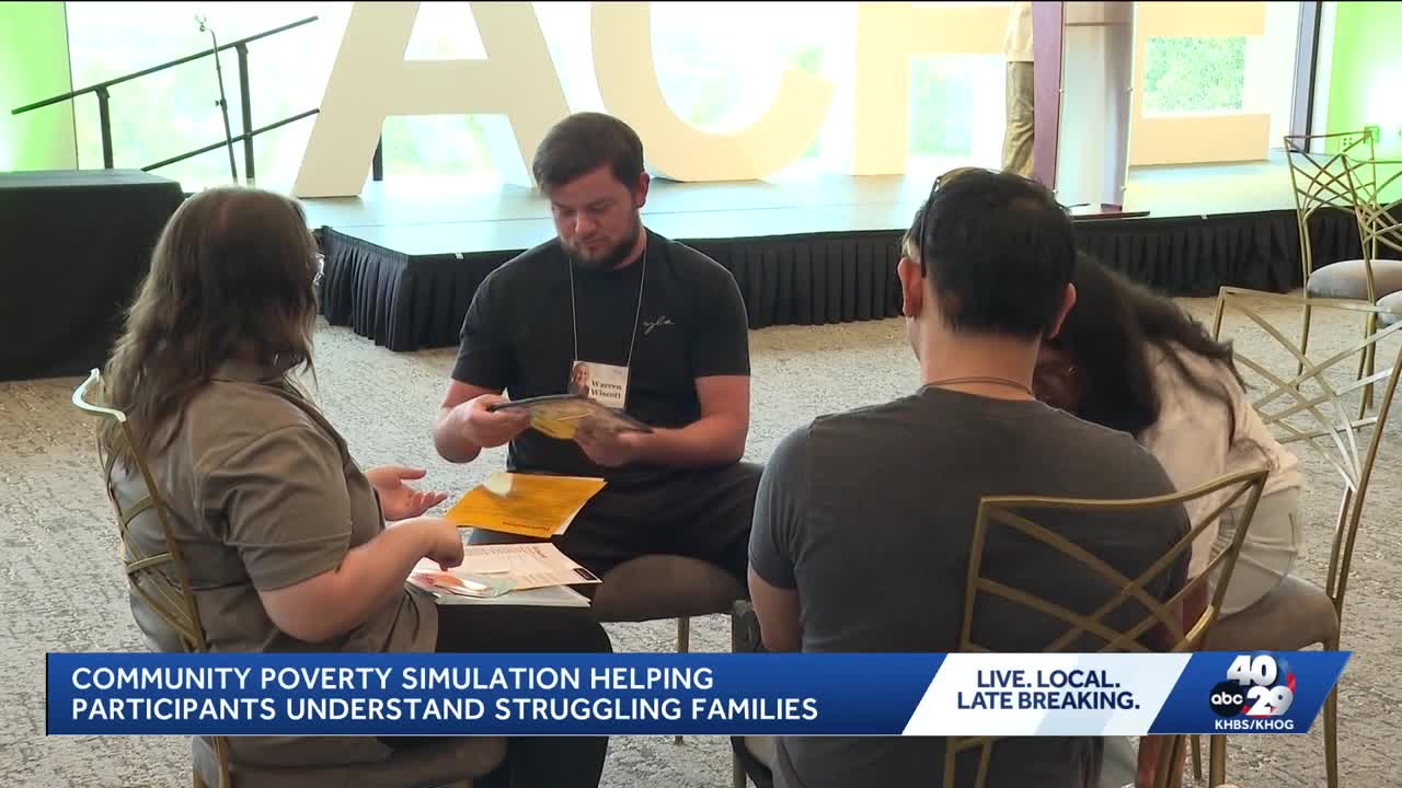 Community poverty simulation helping participants understand struggling ...