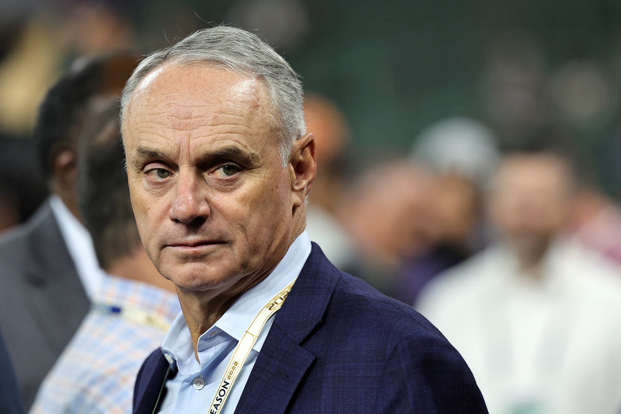 Rob Manfred offered an unsettling answer to a work stoppage question