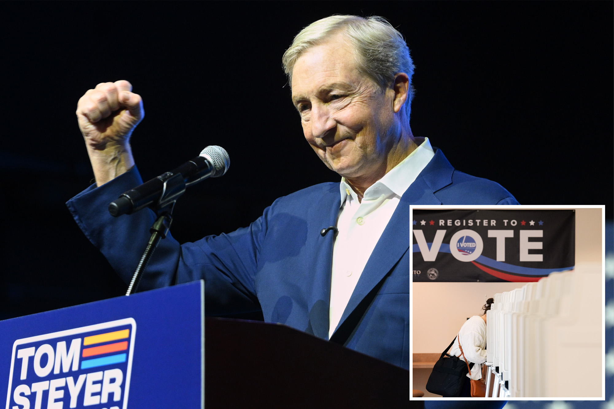 Tom Steyer won’t concede as he trails badly in vote count after blowing ...