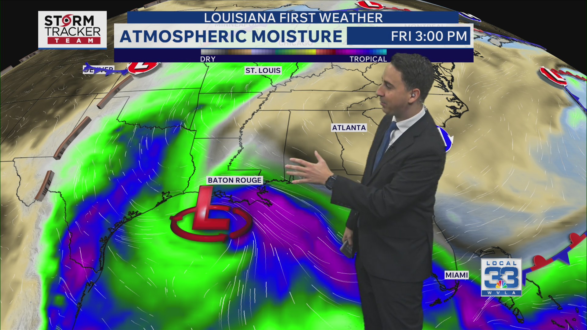 Wednesday evening forecast: Fewer showers on Thursday