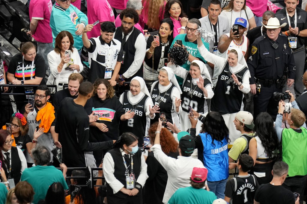 Victor Wembanyama shares NBA Finals moment with Spurs nuns in viral moment