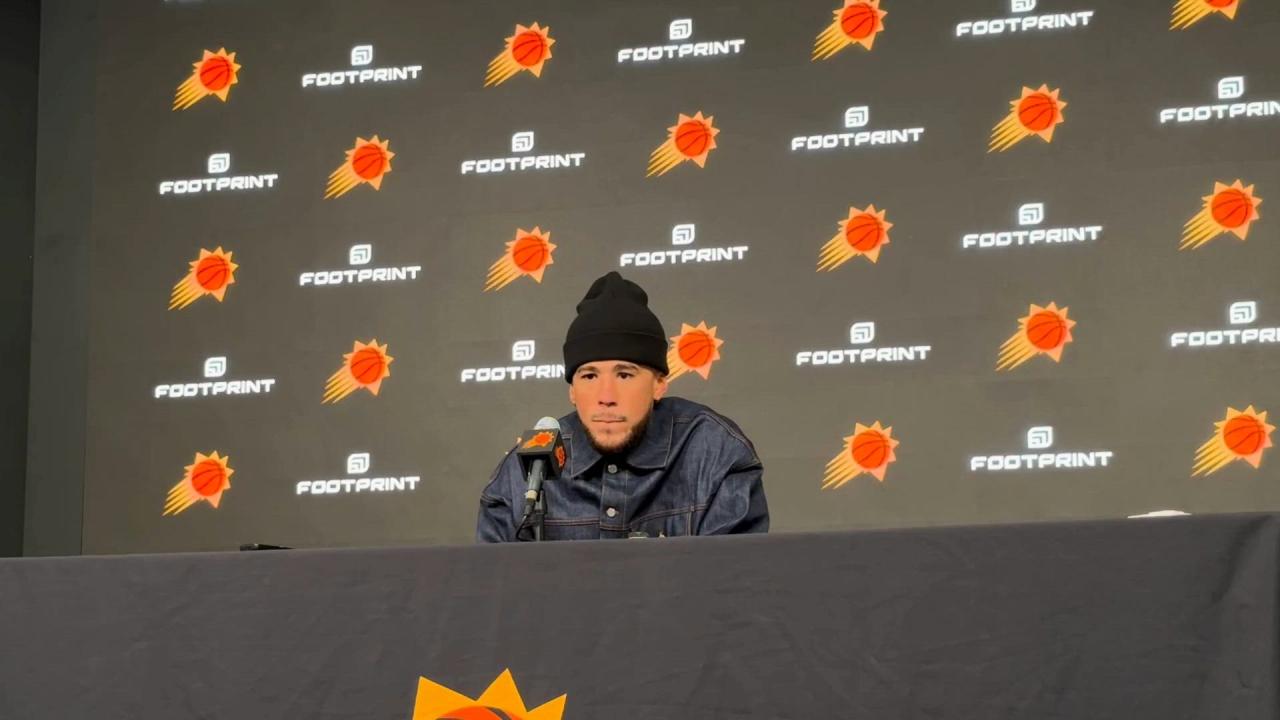 Devin Booker glad to have Phoenix Suns co-stars back