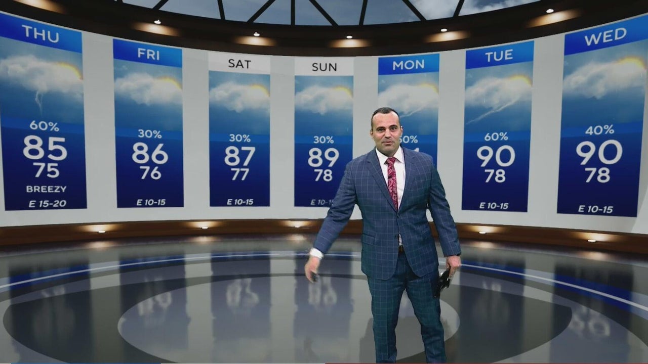 Rain chances will go down throughout the week in South Florida