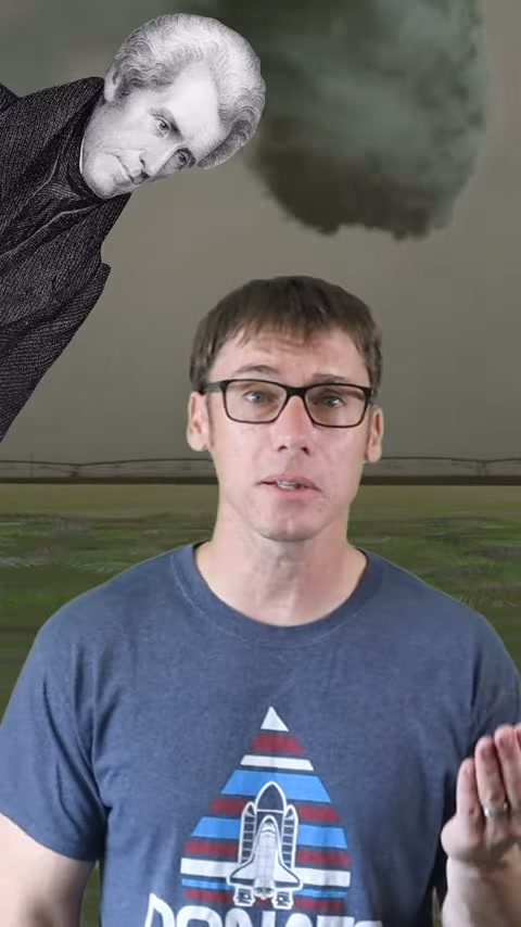 A tornado almost hit Andrew Jackson's house