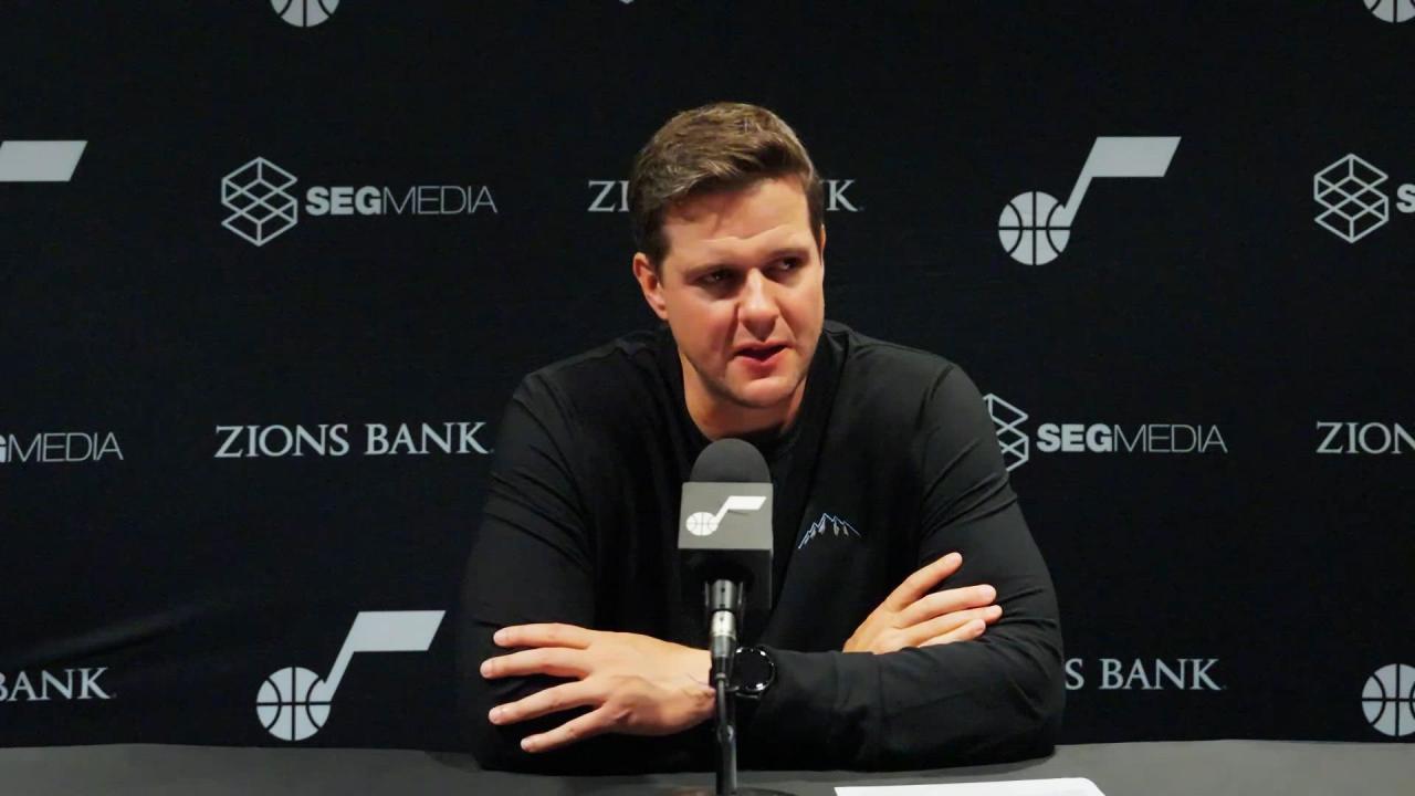 Will Hardy building on Utah Jazz first preseason game