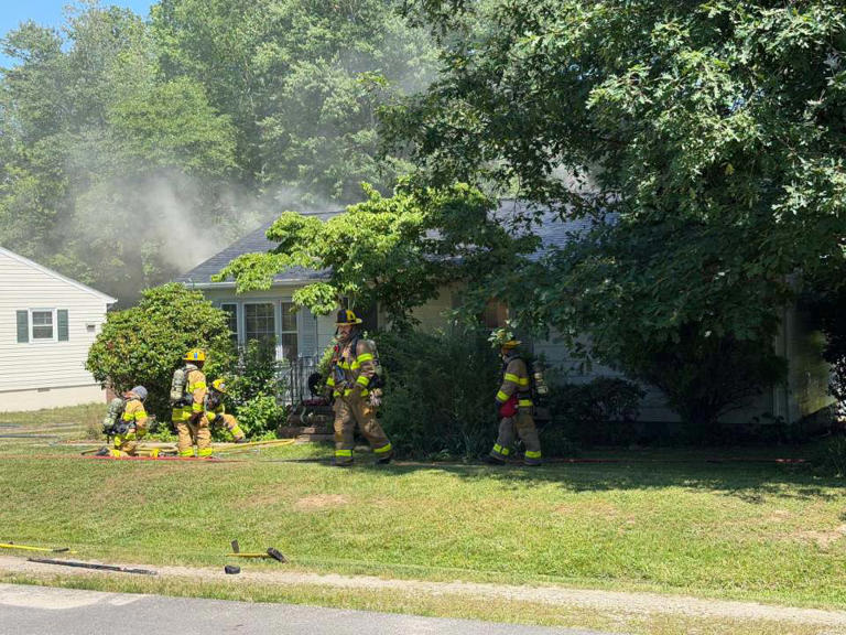 Three displaced after Chesterfield house fire