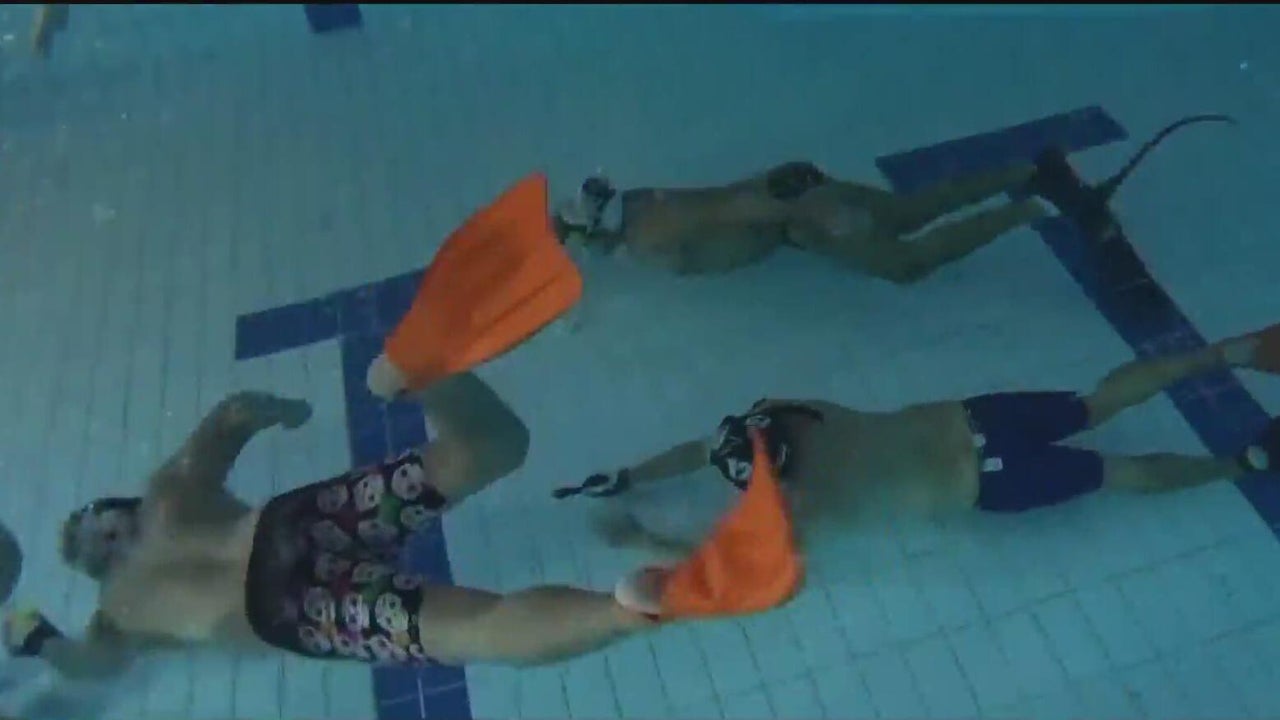 US athletes train for underwater hockey world tournament in Dubai