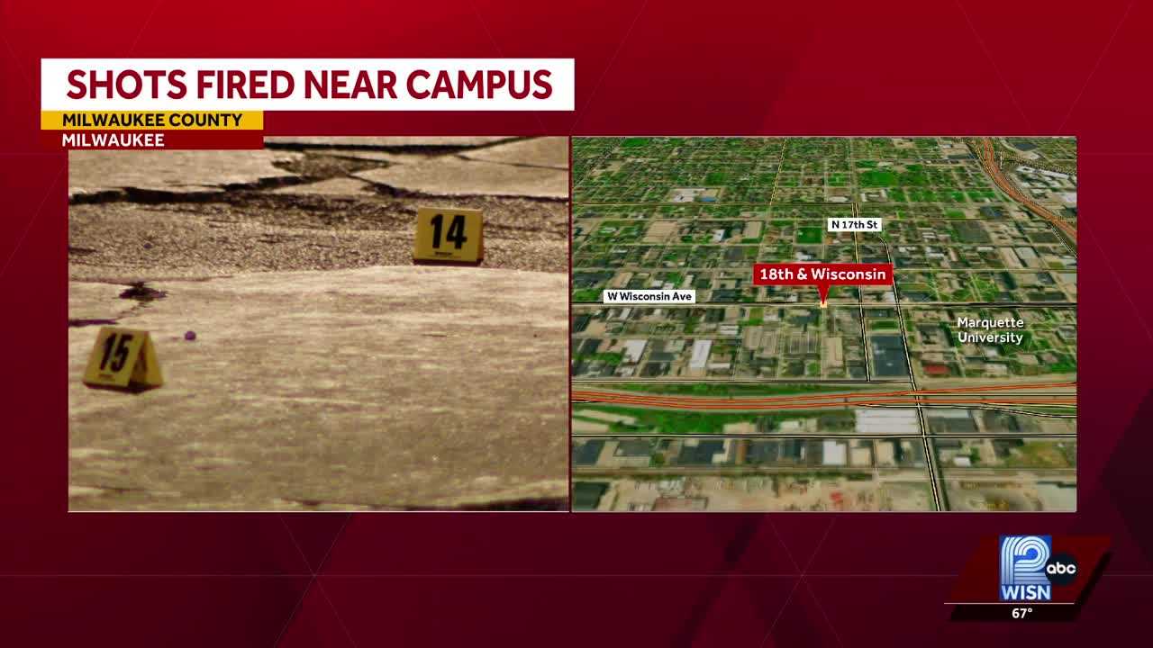 Shots fired near Marquette University campus