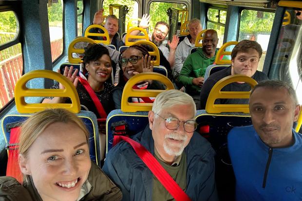 Parish councillors begin new term with bus tour of key spots