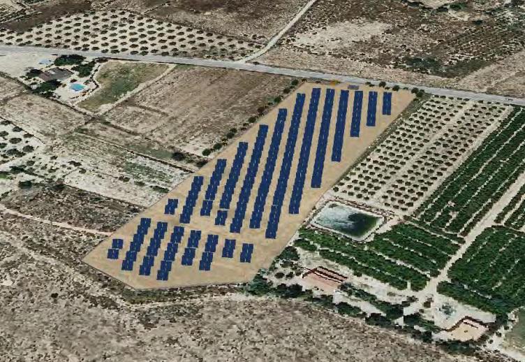 El Consell autoriza una nueva planta fotovoltaica en el Camp d'Elx de 1 ...