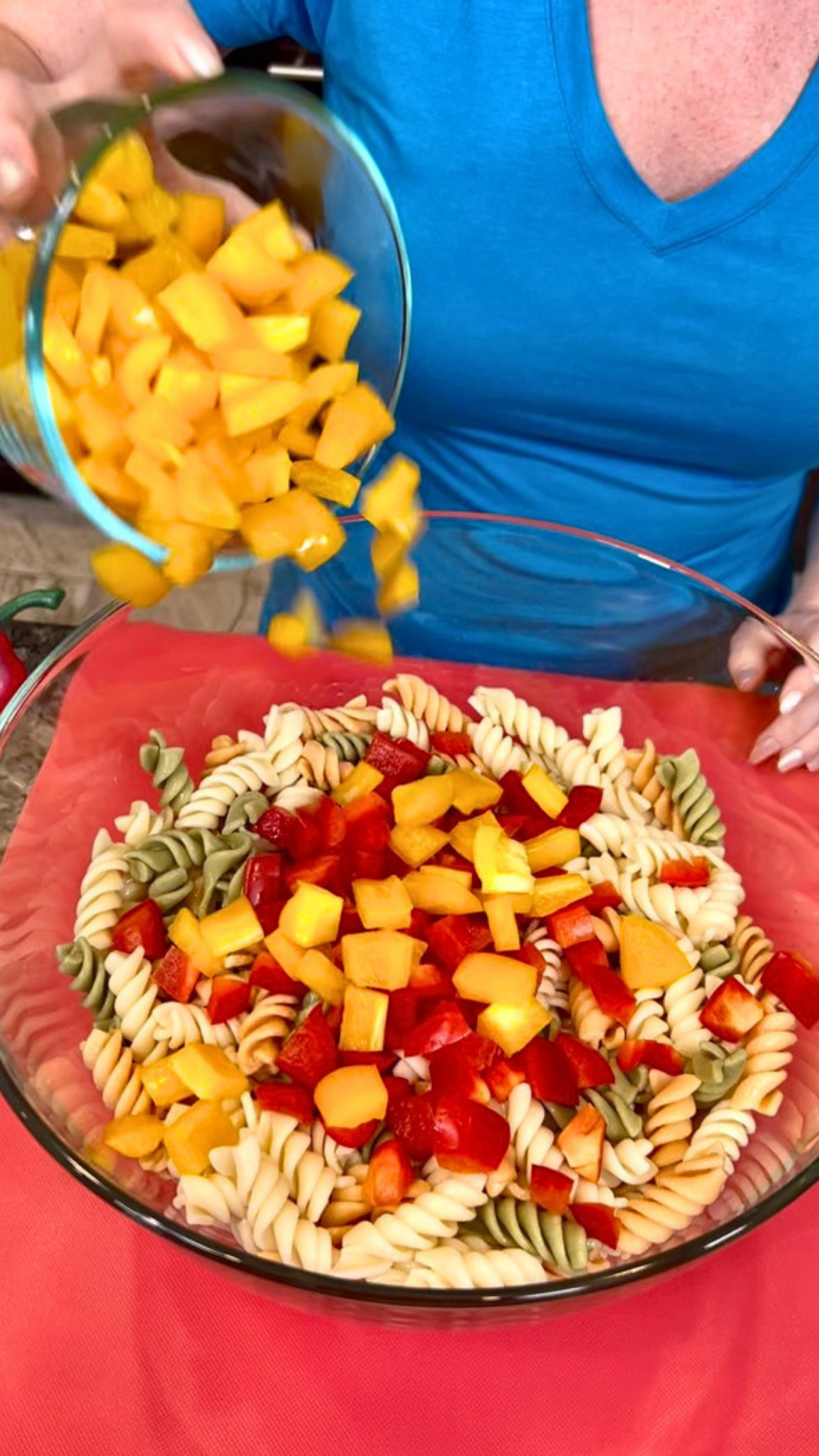 Easy pasta salad fresh rotini recipe