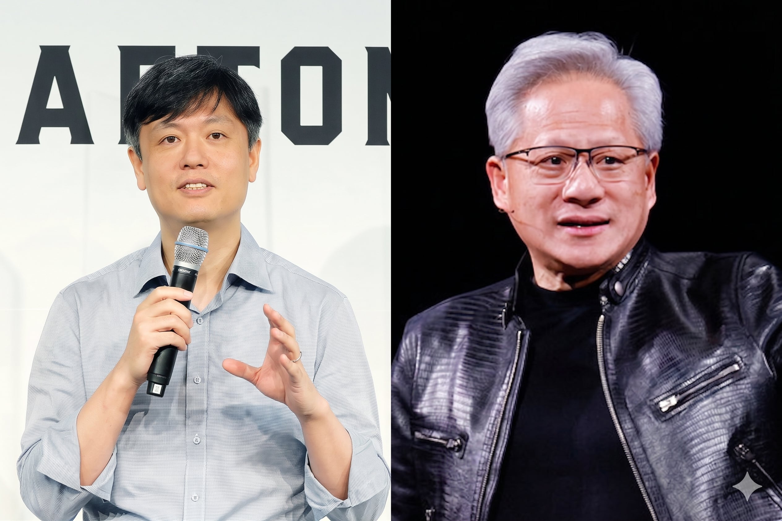 NVIDIA CEO meets Krafton chairman on robotics, AI collaboration