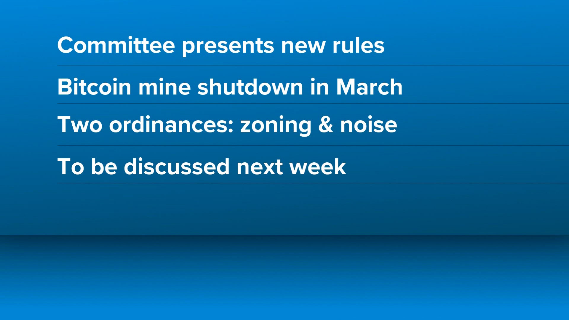 Committee in Johnson City is creating new rules to prevent a noisy ...