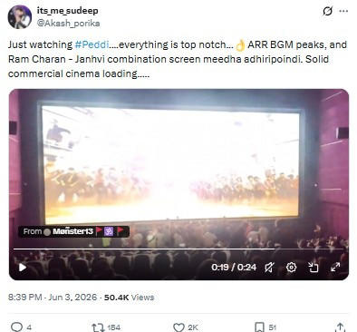 Peddi X reviews: Fans crown Ram Charan 'king', praise his brilliant ...