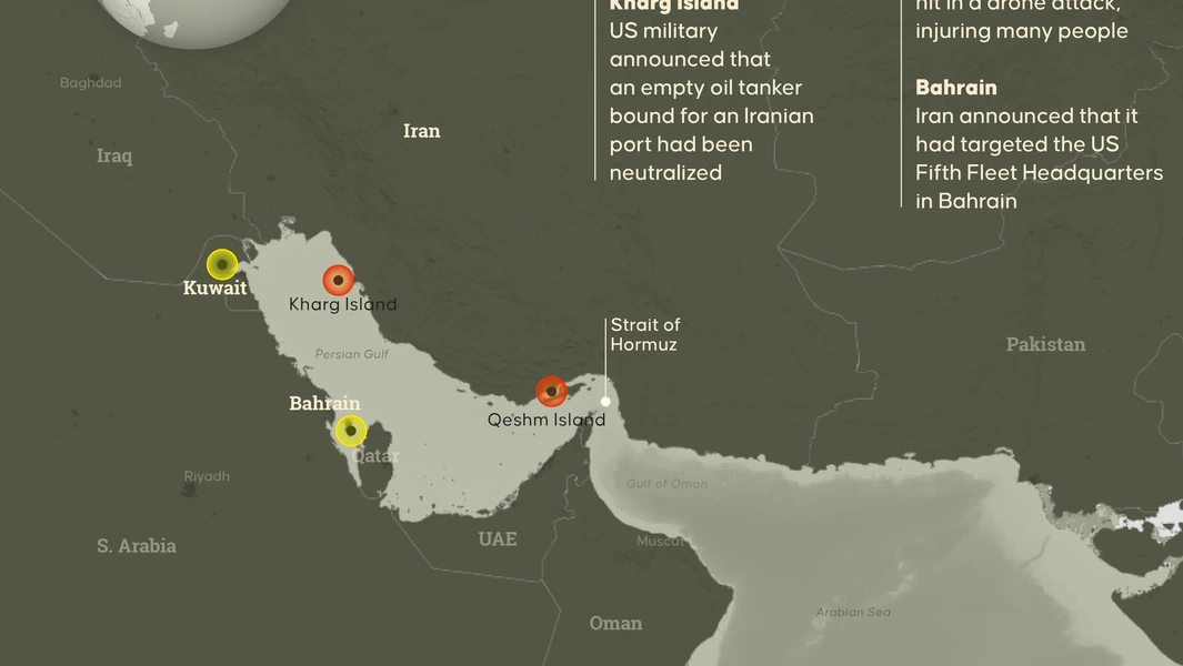 Gulf strikes jolt oil prices and end Wall Street rally