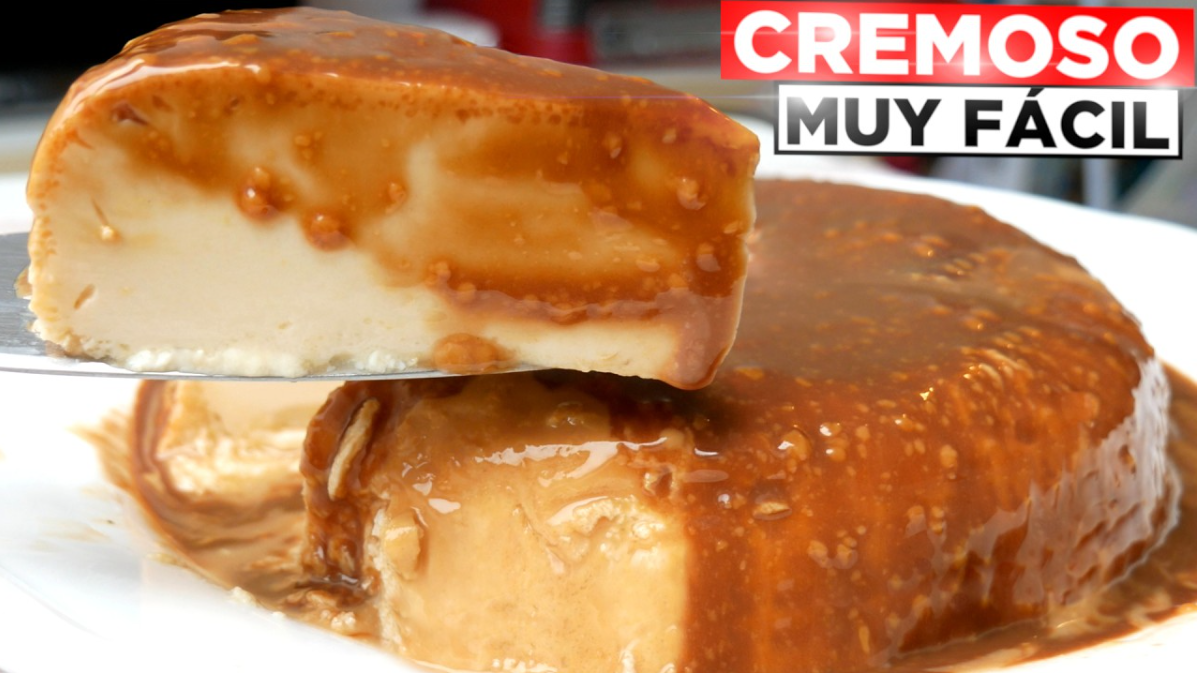 Flan de queso crema en 5 minutos: muy cremoso