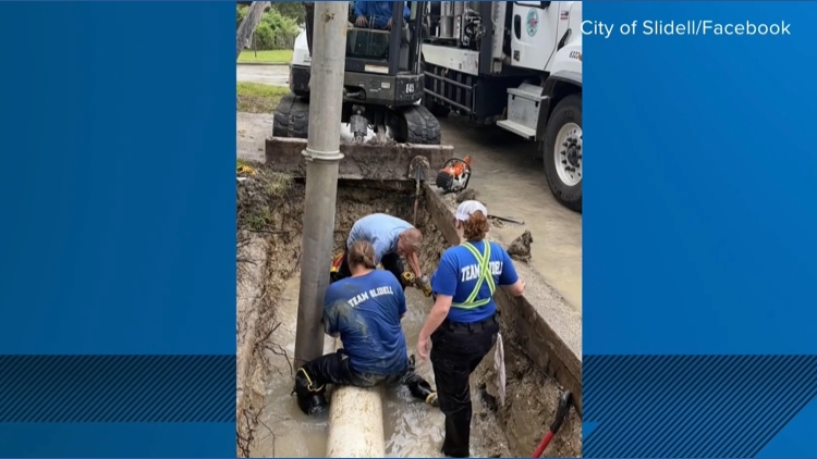 Boil water advisory issued for parts of Slidell after water main break ...