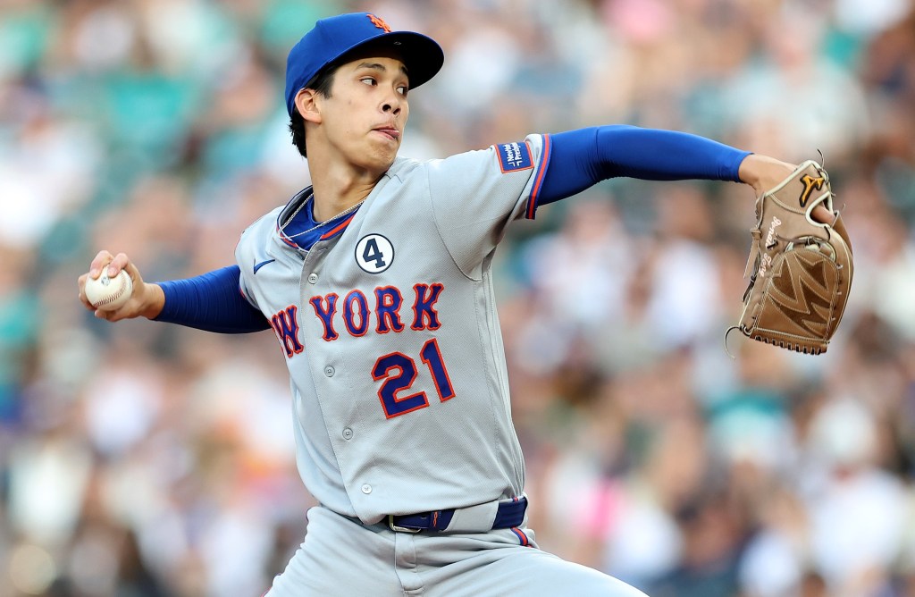 Mets send Jonah Tong back to minors to work on control issues