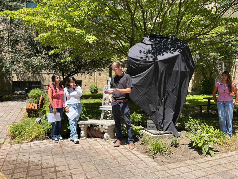 Memorial revealed honoring passed student