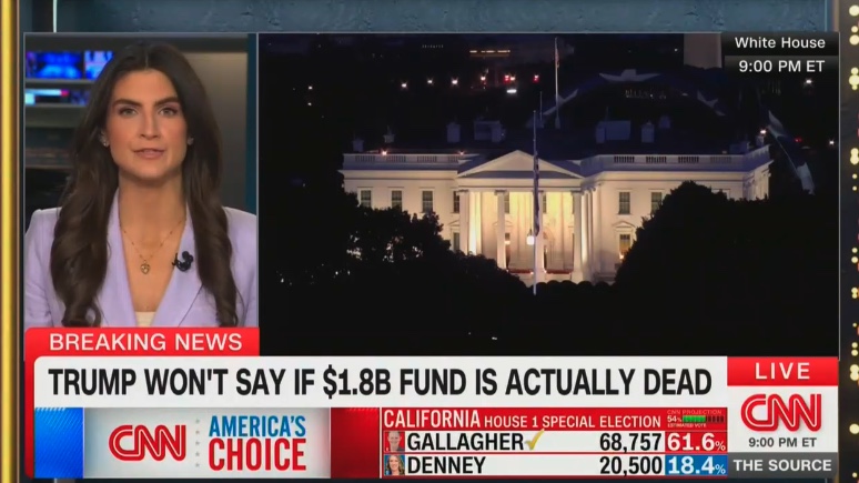 Kaitlan Collins responds to Trump’s Oval Office outburst at her, points ...