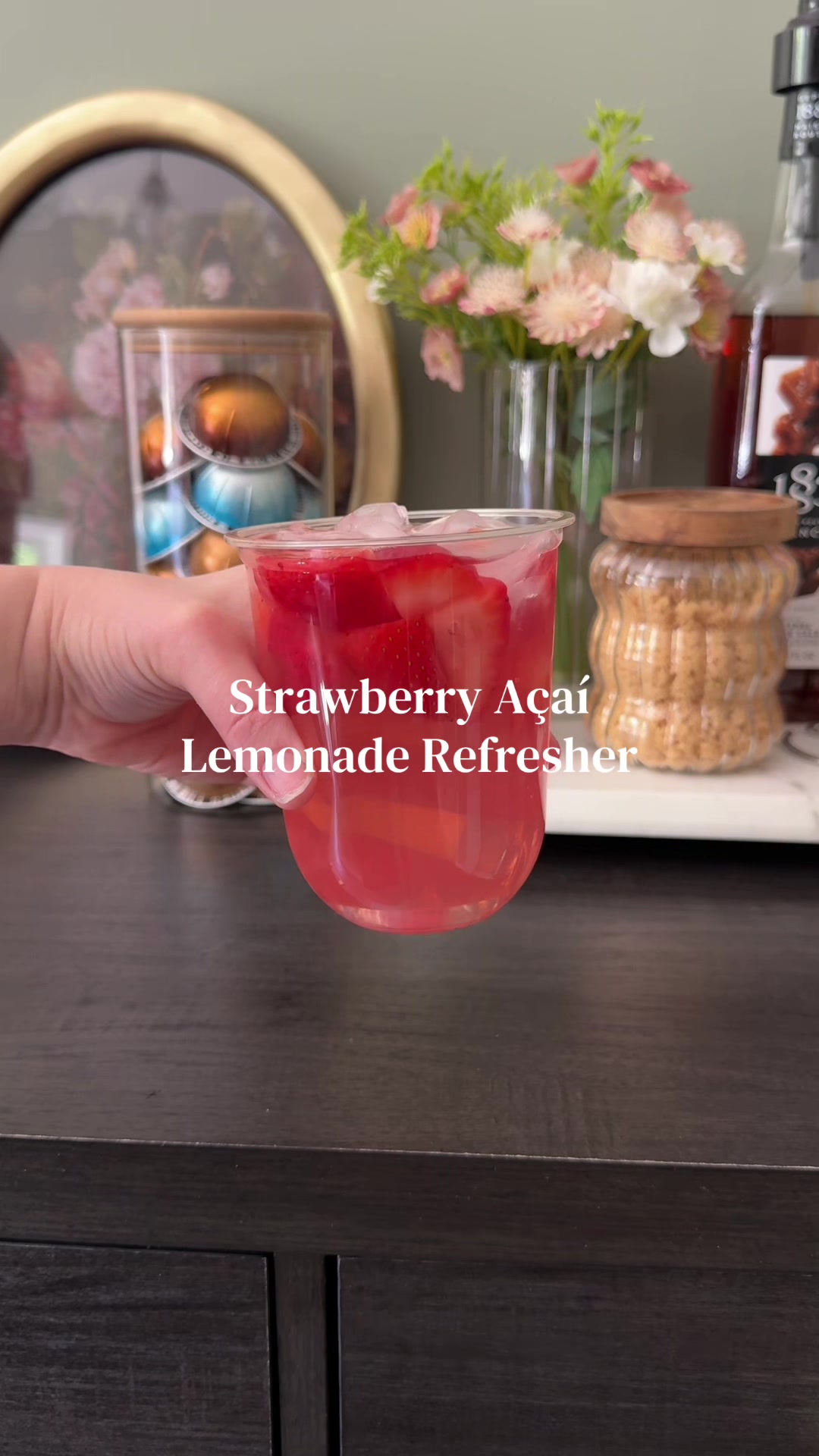 Strawberry acai lemonade refresher recipe