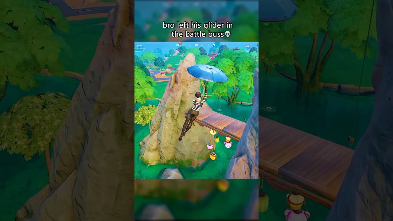 BRO DIDNT BRING A GLIDER
