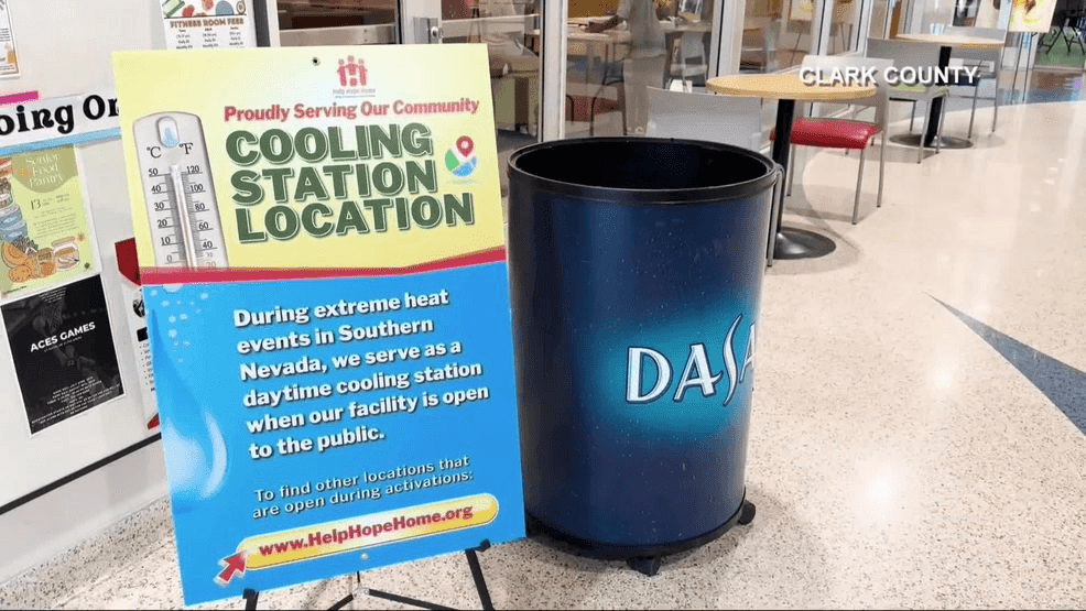 Clark County opens cooling stations as Las Vegas temperatures hit 105 ...