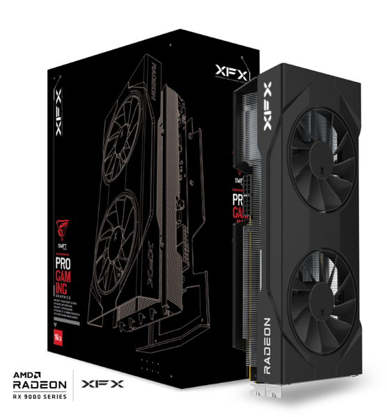 AMD Radeon RX 9070 XT搭載で冷却性能強化 XFXの新グラボ「Swift Dual fan Gaming Edition」登場