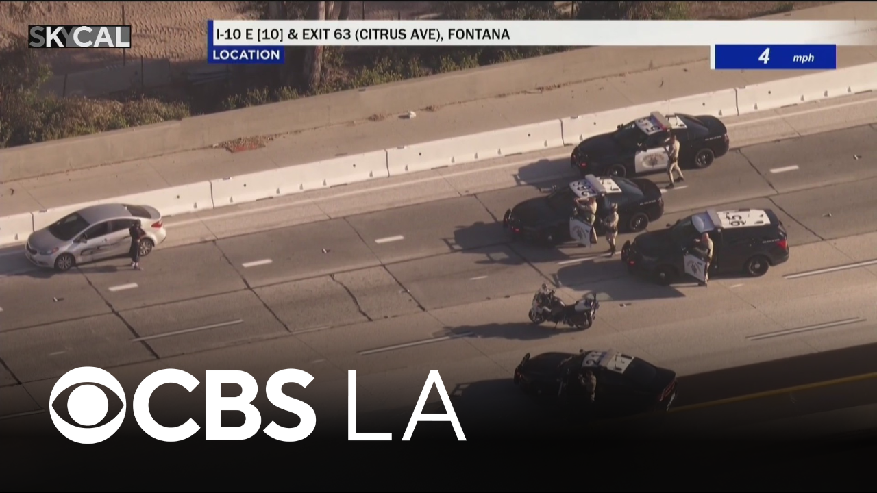 Stolen vehicle suspect surrenders after leading high-speed chase on 10 ...
