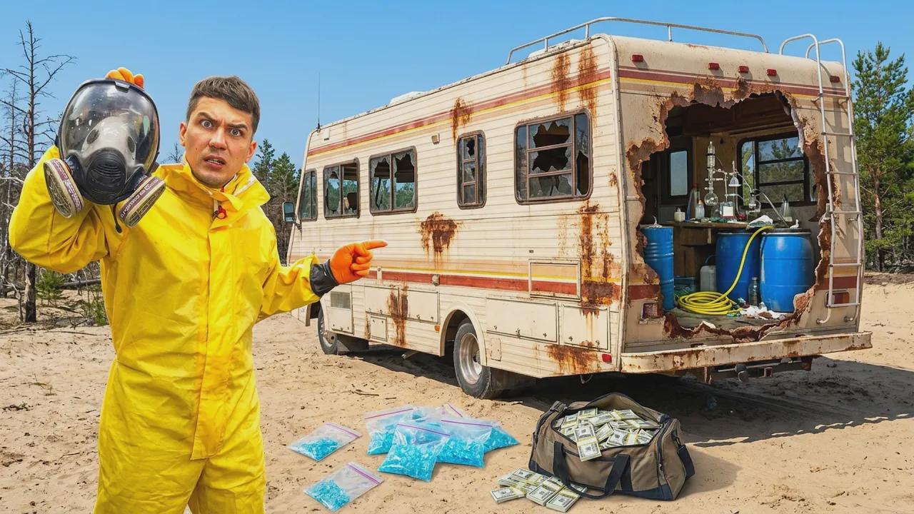 We found an abandoned camper lab from Breaking Bad in the forest. How ...