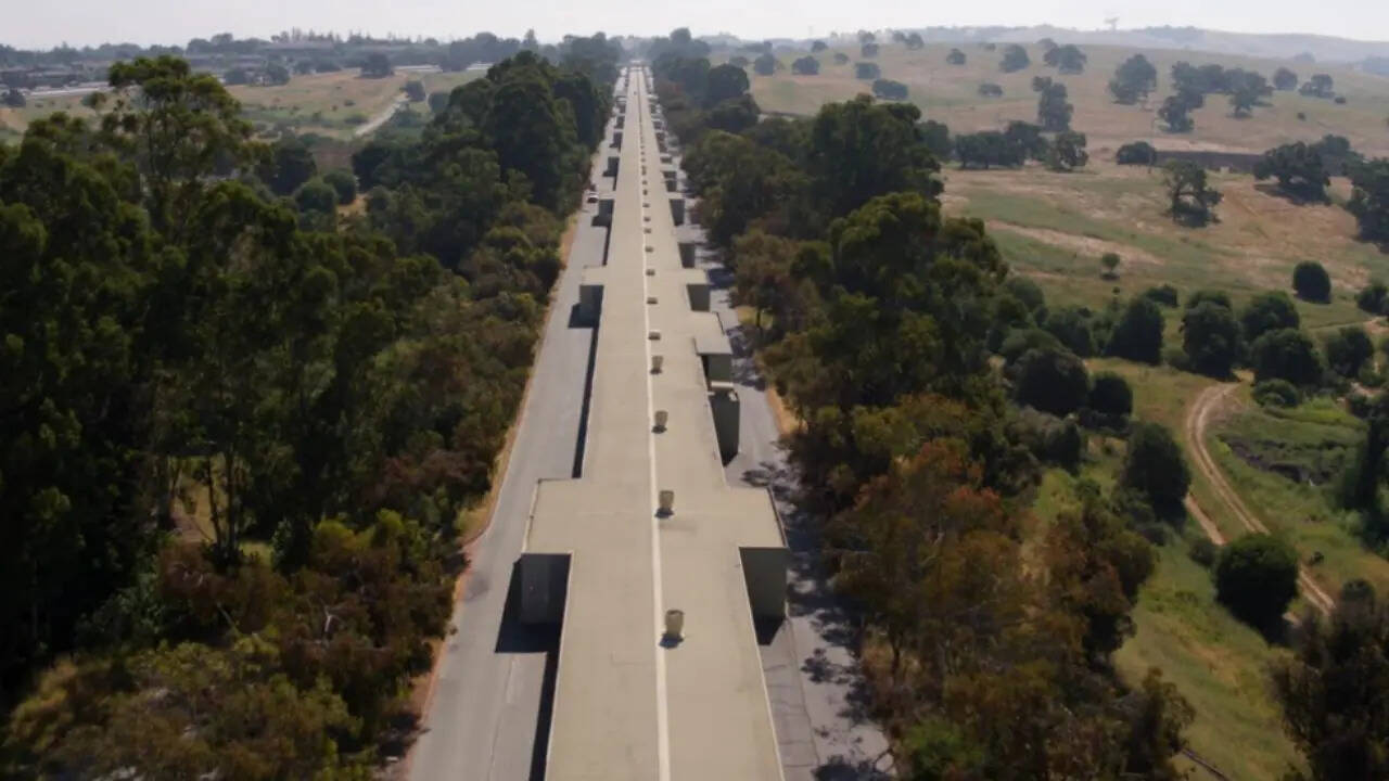 Inside California’s 3-kilometre straight corridor: The 40-minute walk ...