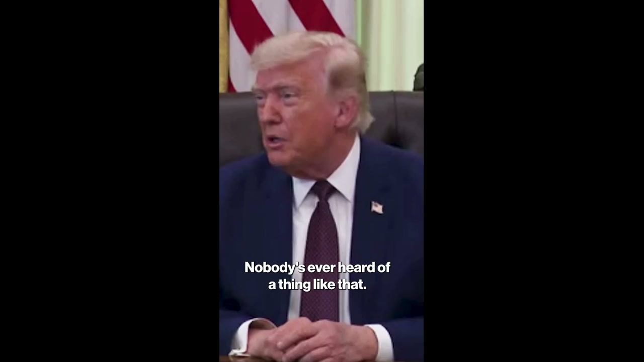 Trump berates CNN's Kaitlan Collins for not smiling
