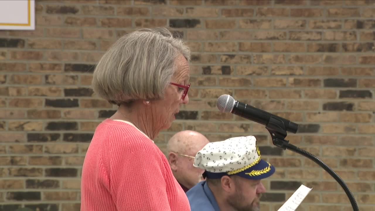 Debra Riegling speaks at Franklin Common Council meeting