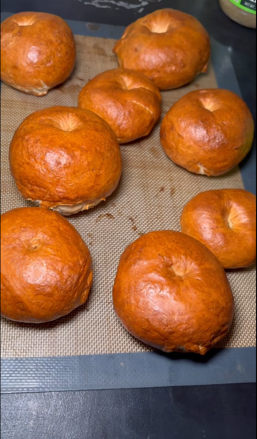 Homemade bagels using sourdough discard: easy recipe
