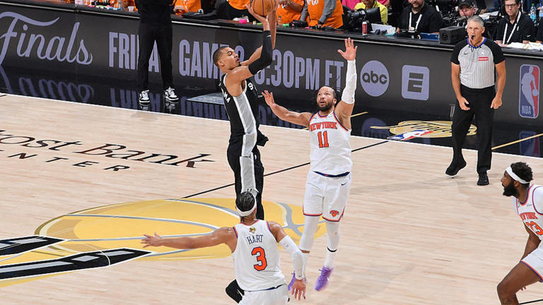 2026 NBA Finals: Knicks erase double-digit road deficit in Game 1 win ...