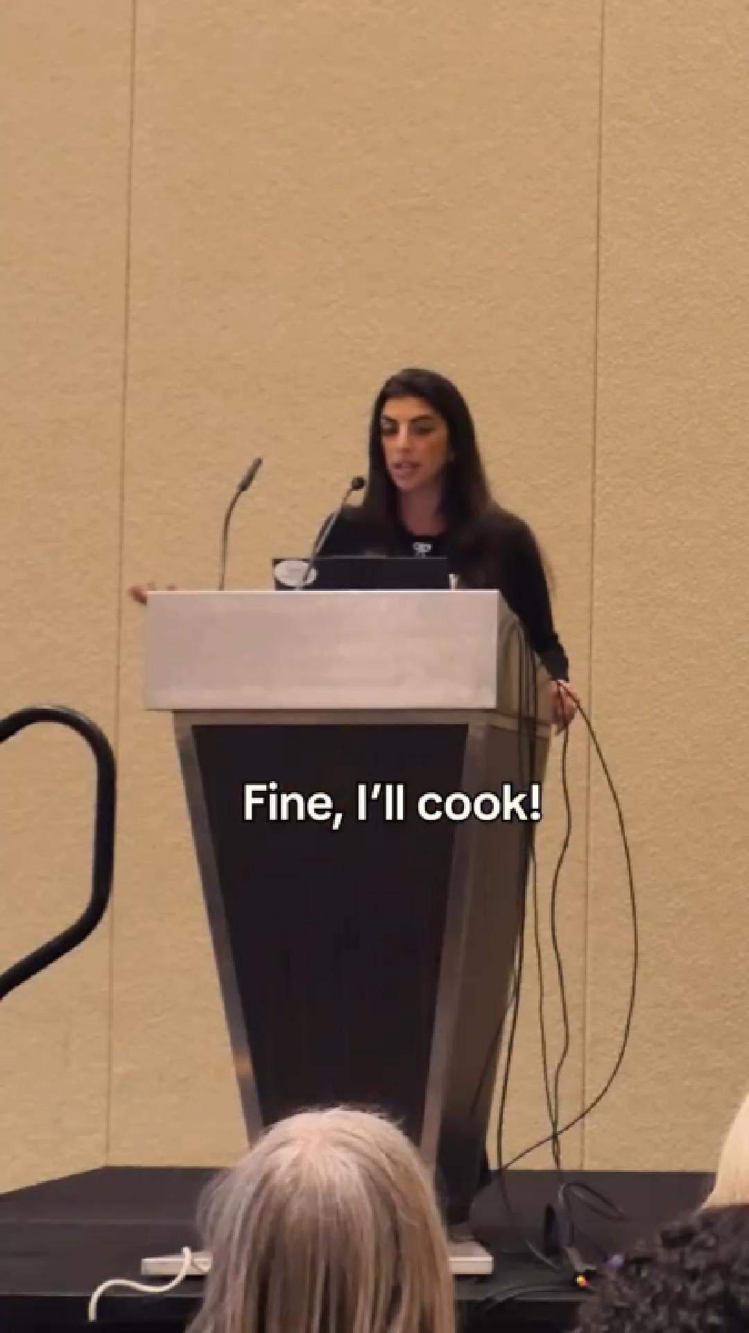 Women belong in the kitchen here’s my response
