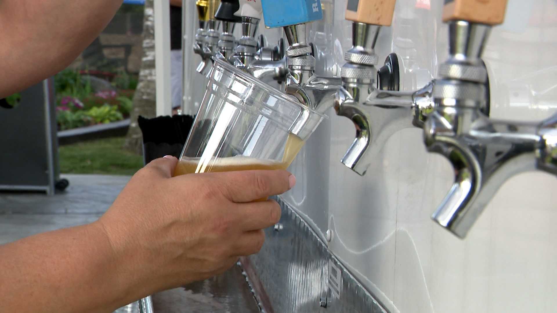 Bass Bay Brewhouse opens beer garden nearly six months after fire