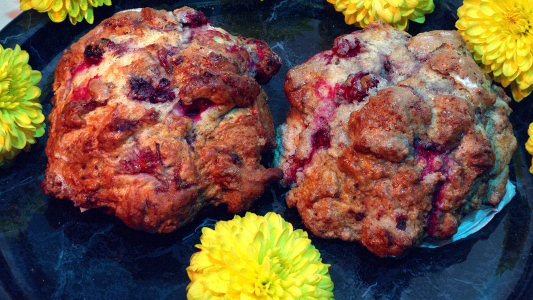 Perfect buttermilk blackberry scones