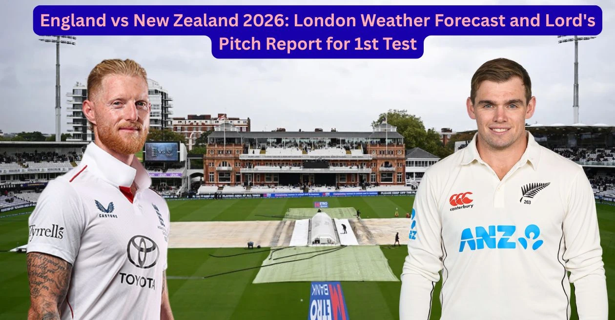 England vs New Zealand 2026: London weather forecast and Lord’s pitch ...