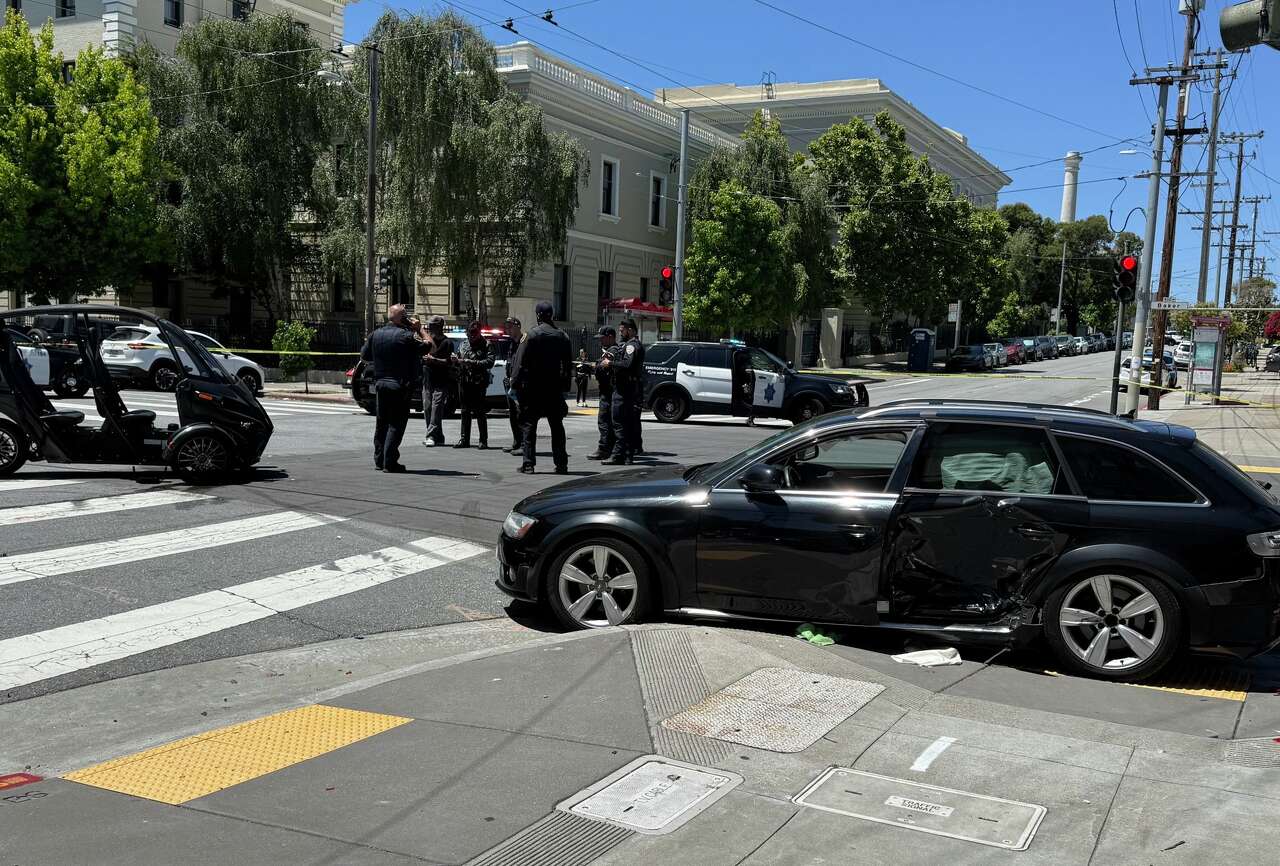 4 hospitalized after crash involving three-wheeled vehicle near SF.'s ...