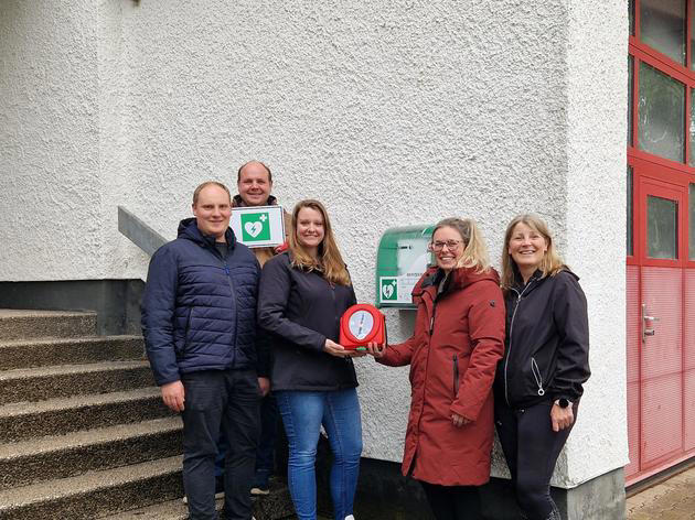 Neuer Standort für Defibrillator in Sachsenberg