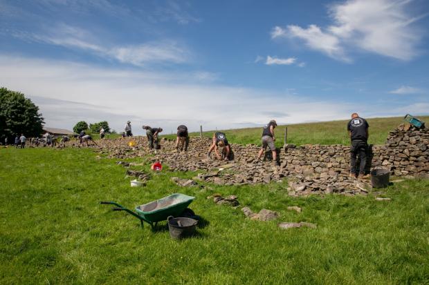 Record numbers take part in dry stone walling competition