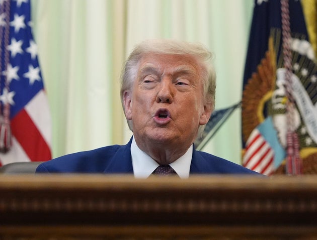Trump talks up the slush fund his administration said isn't happening ...