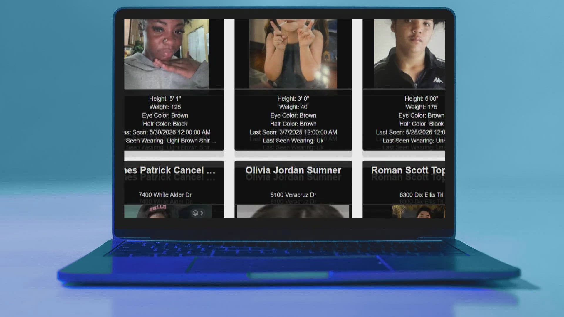 New websites list missing and wanted persons in Jacksonville