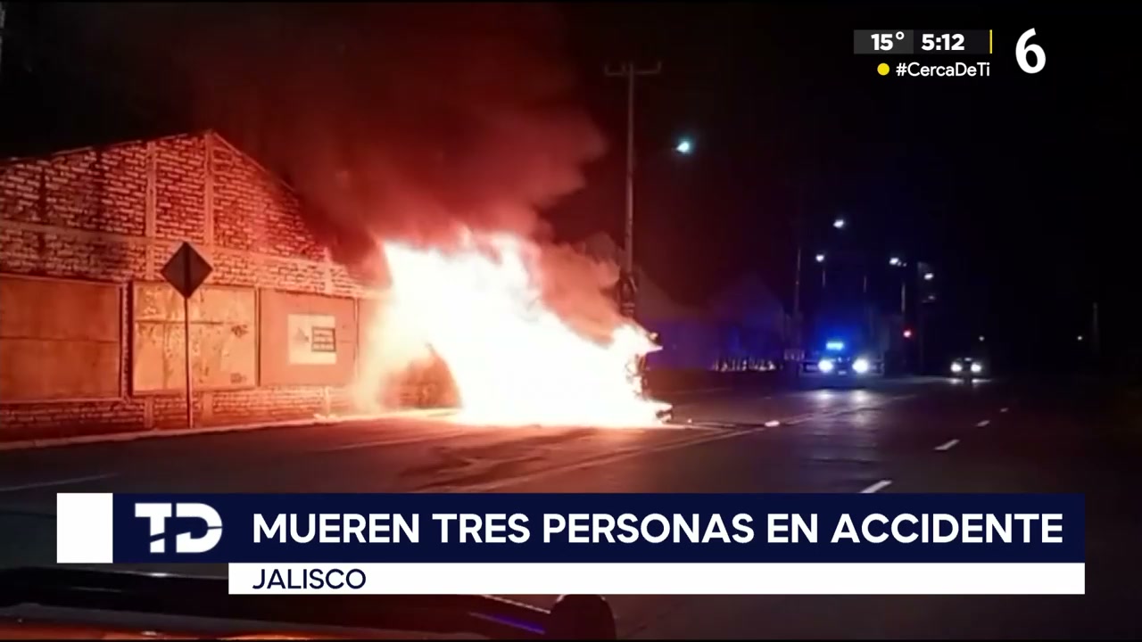 Mueren tres personas tras volcadura e incendio de razer en Tepatitlán ...