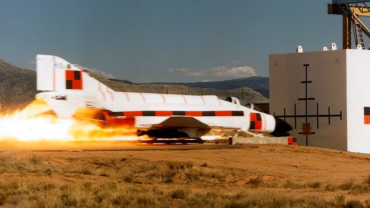 Why the US smashed a real F-4 Phantom into a concrete wall at 480 mph